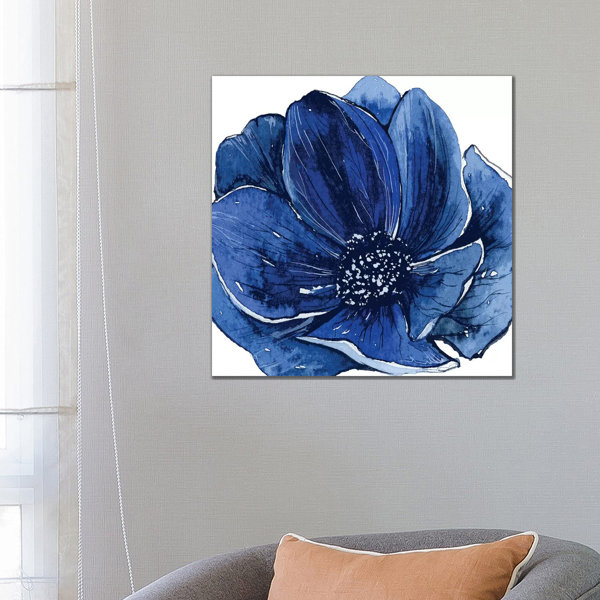 Rosalind Wheeler Ellie Blue by Art Mirano - Wrapped Canvas Painting | Wayfair.co.uk